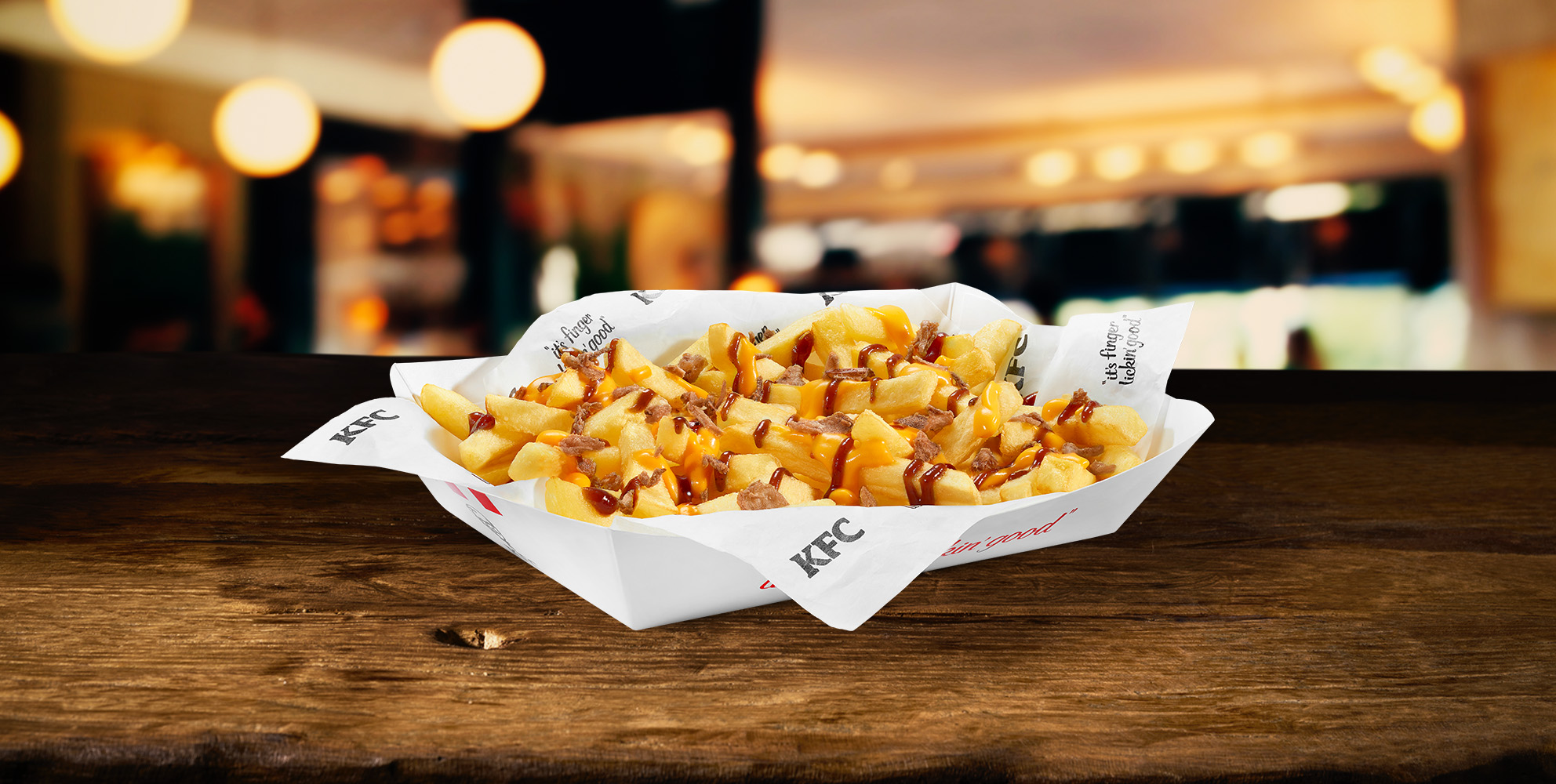 KFC Loaded Fries Cu Cheezy & Bbq